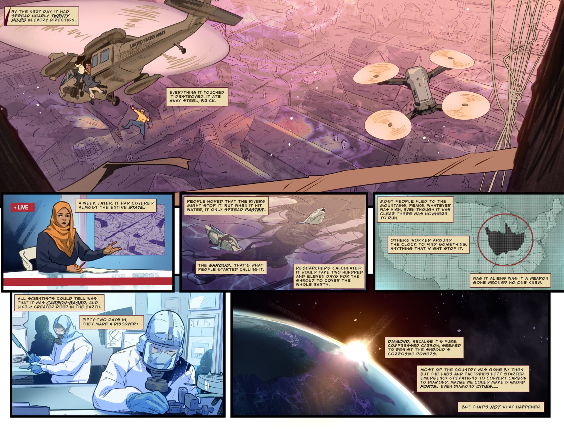 BY A THREAD #1 REVIEW – HOPE SHINES LIKE A DIAMOND