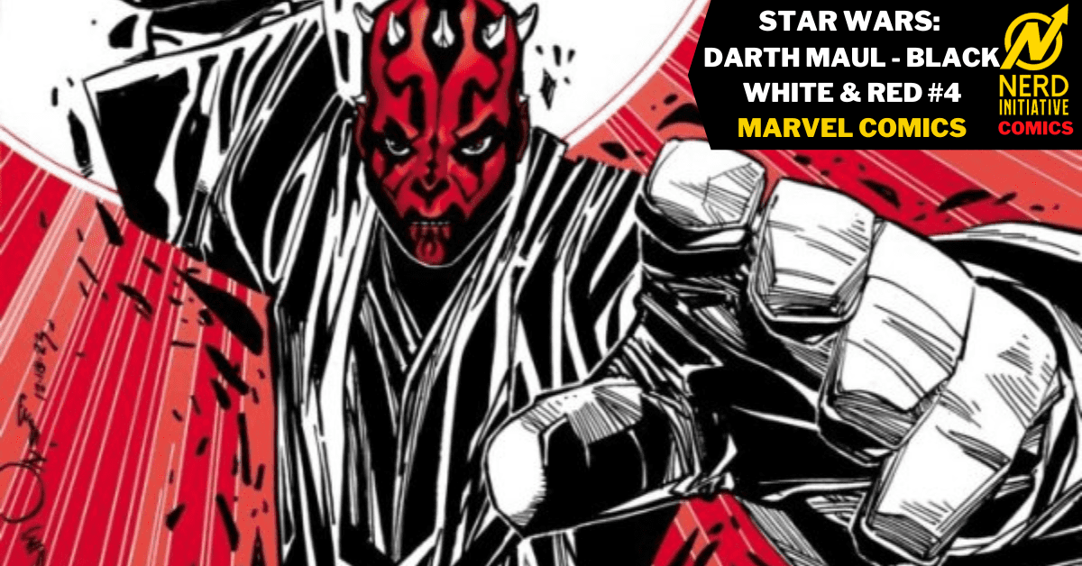 Darth Maul: Black, White & Red #4 – The Sound Of Silence