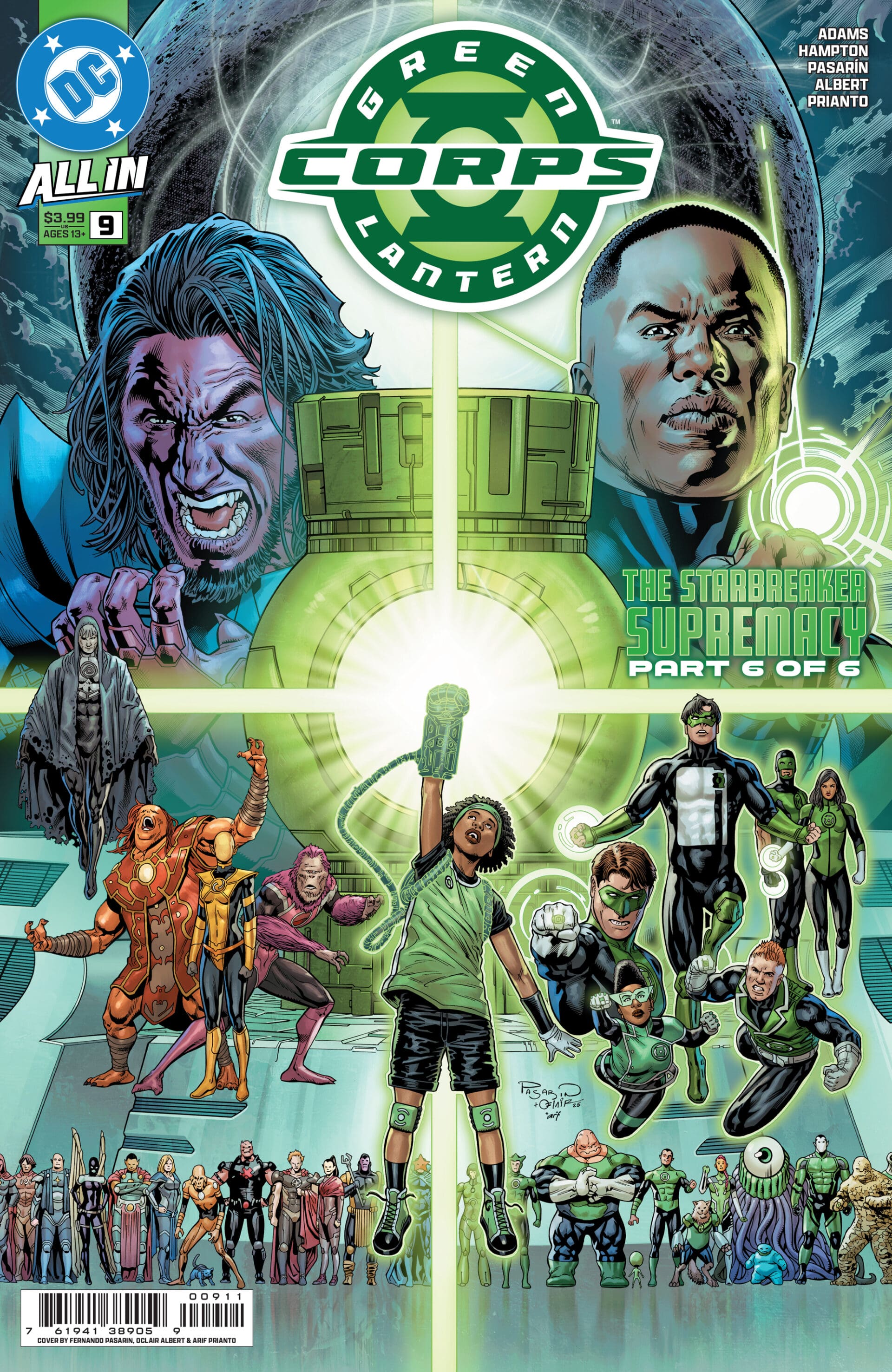 GREEN LANTERN CORPS #9 – A LIGHT OF HOPE SHINES BRIGHT